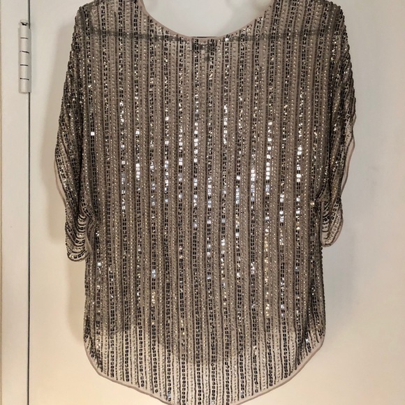 Parker | Tops | Sequined Top Xsm | Poshmark